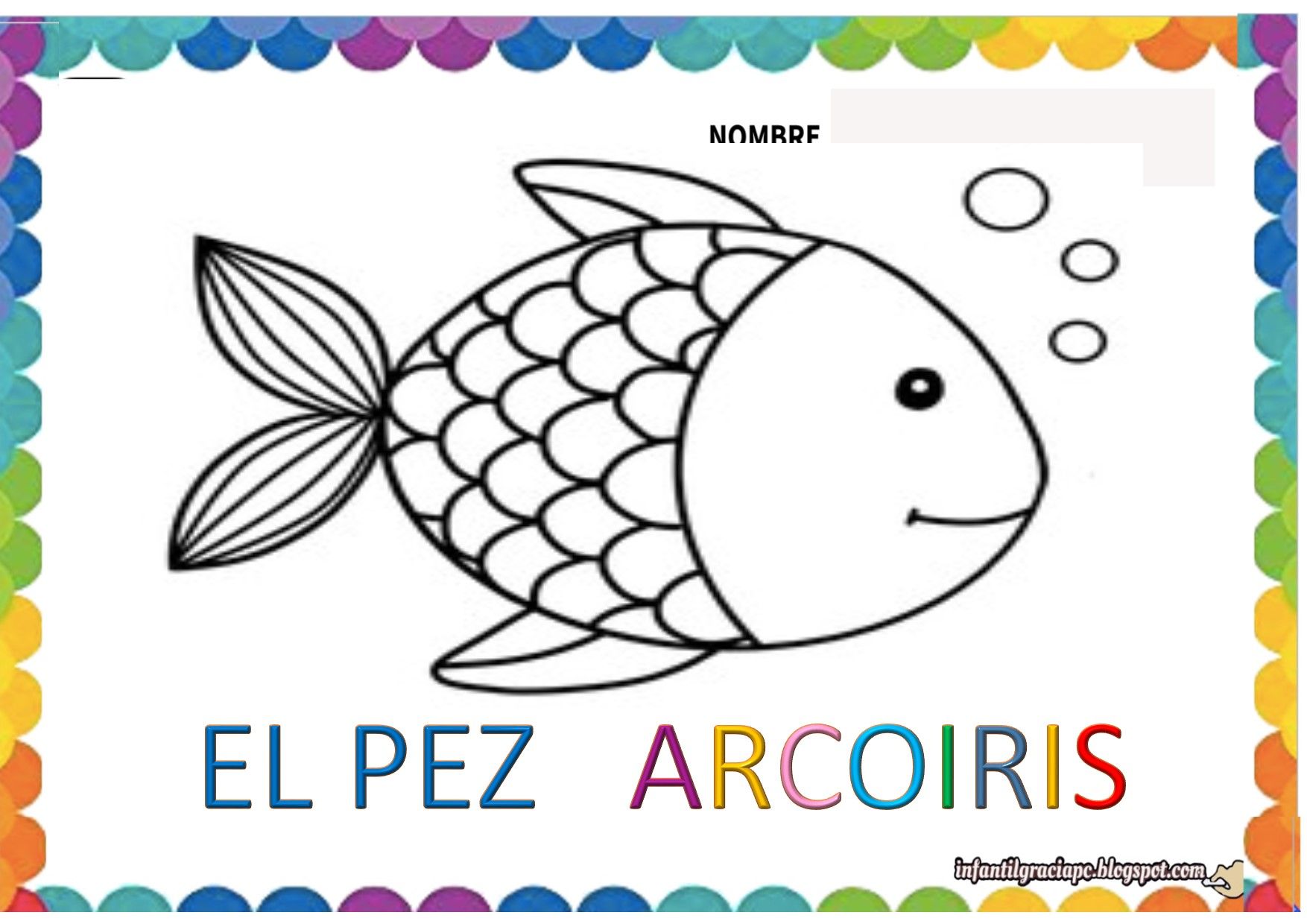 FICHAS PEZ ARCOIRIS | Genially