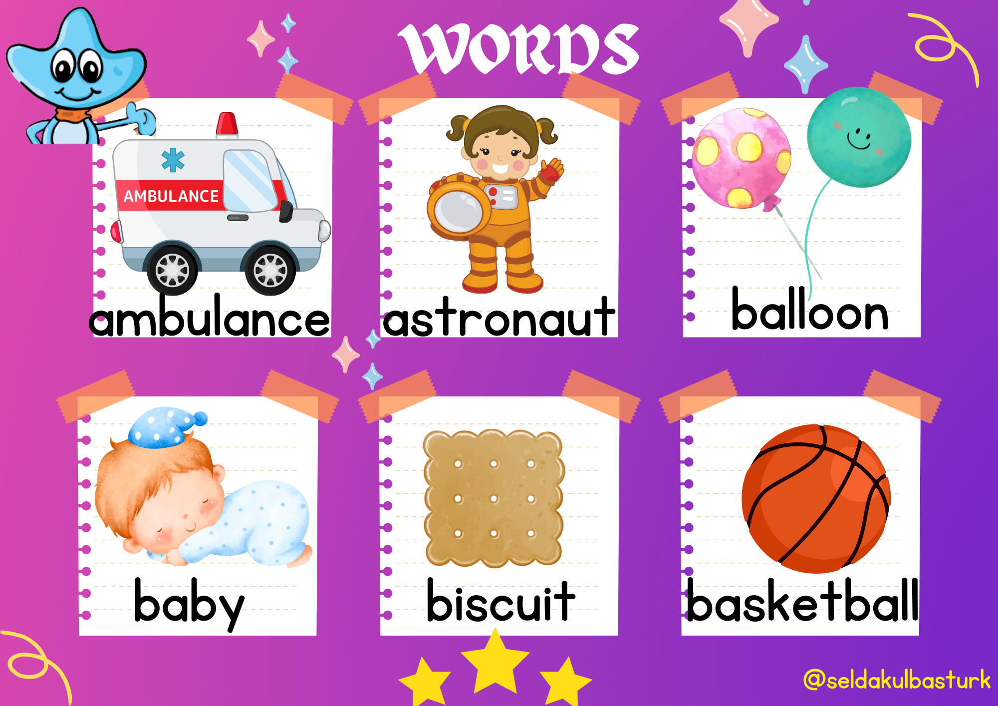 2nd Grades Unit 1 WORDS | Genially