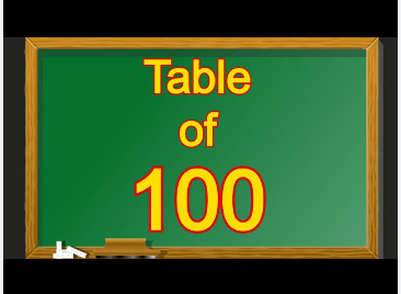 THE 100 TABLE