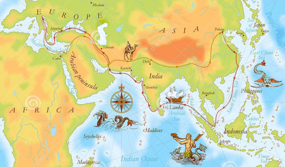 5è séquence 3: en route les 5è, sur les traces de Marco Polo! | Genially