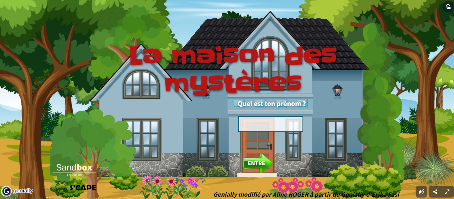 page de mes autres Genially