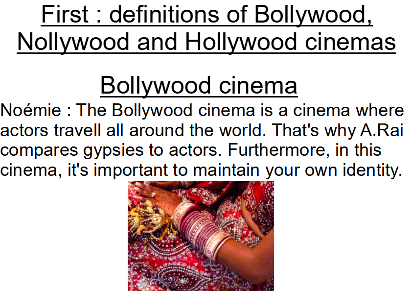 Cinema definitions