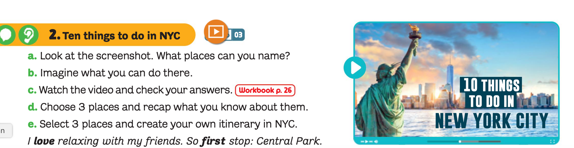 VIDEO 10 Things to do in NYC | Genially