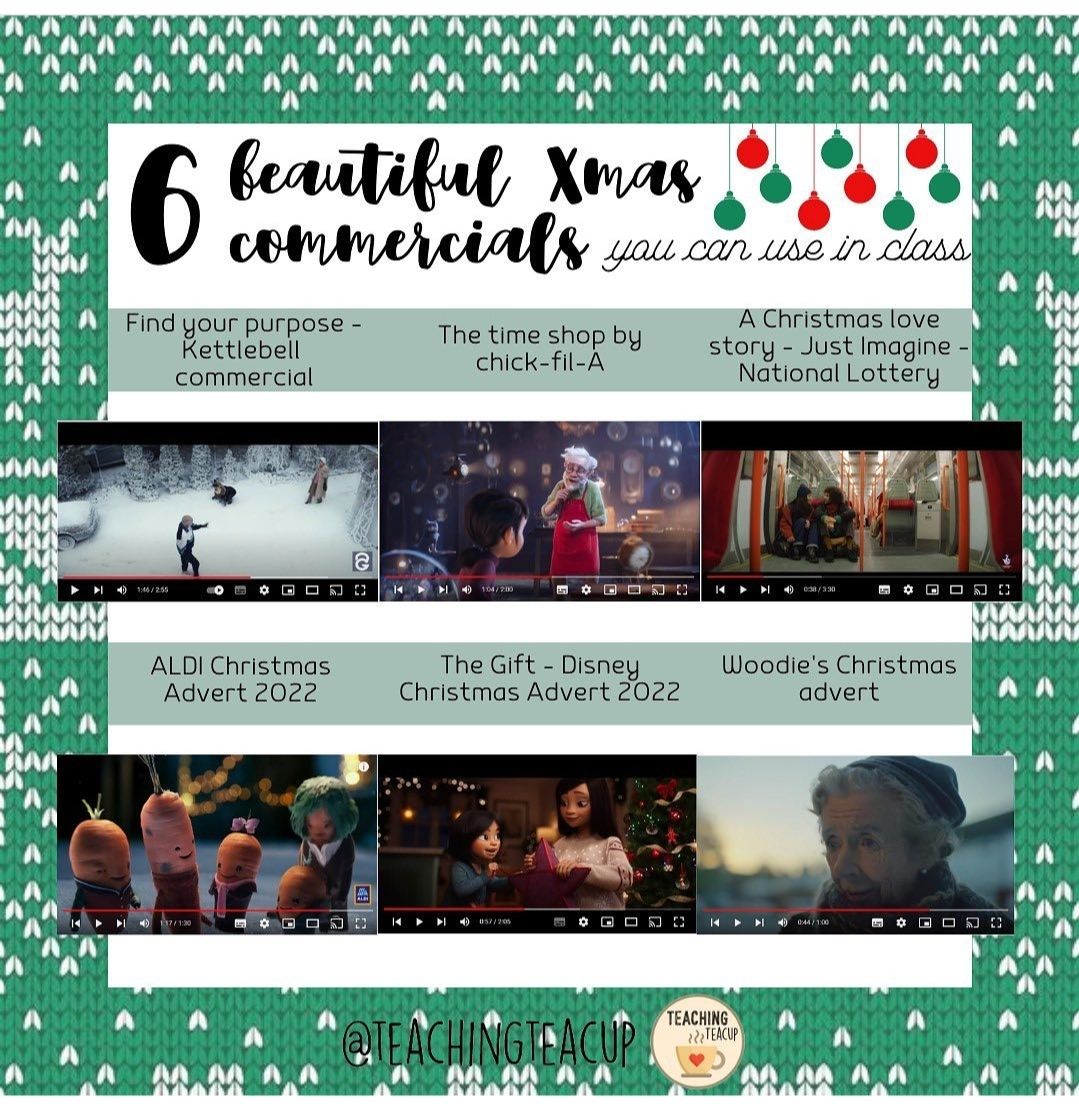 Xmas commercials | Genially