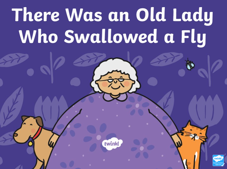 There was an old lady who swallowed a fly | Genially