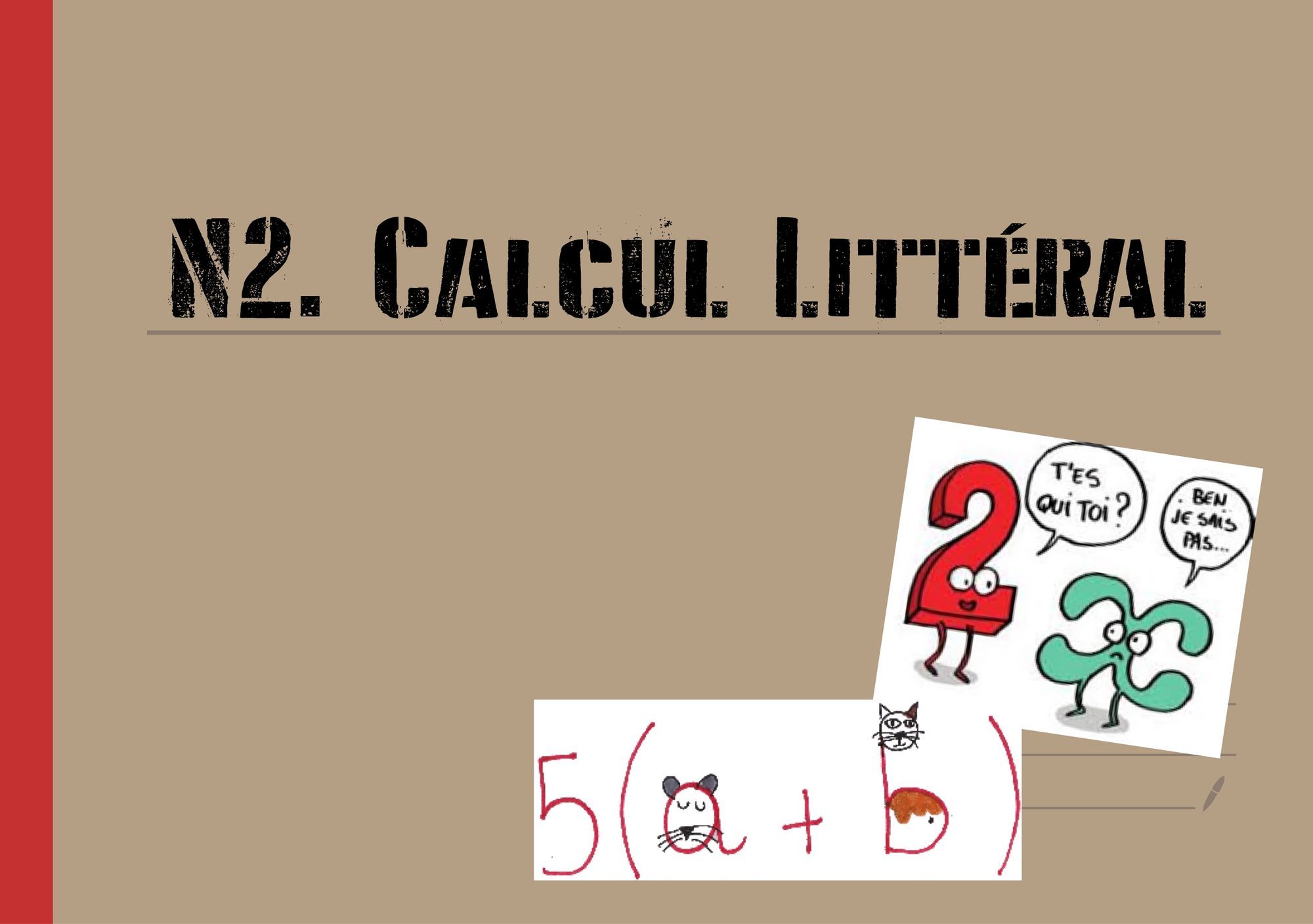 N3. 3e - Calcul littéral | Genially