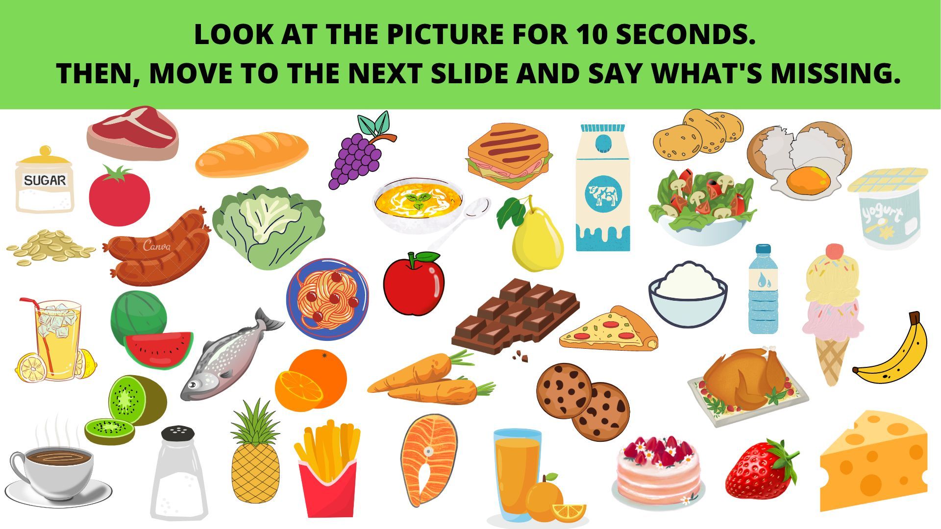 Food vocabulary 1º ESO | Genially