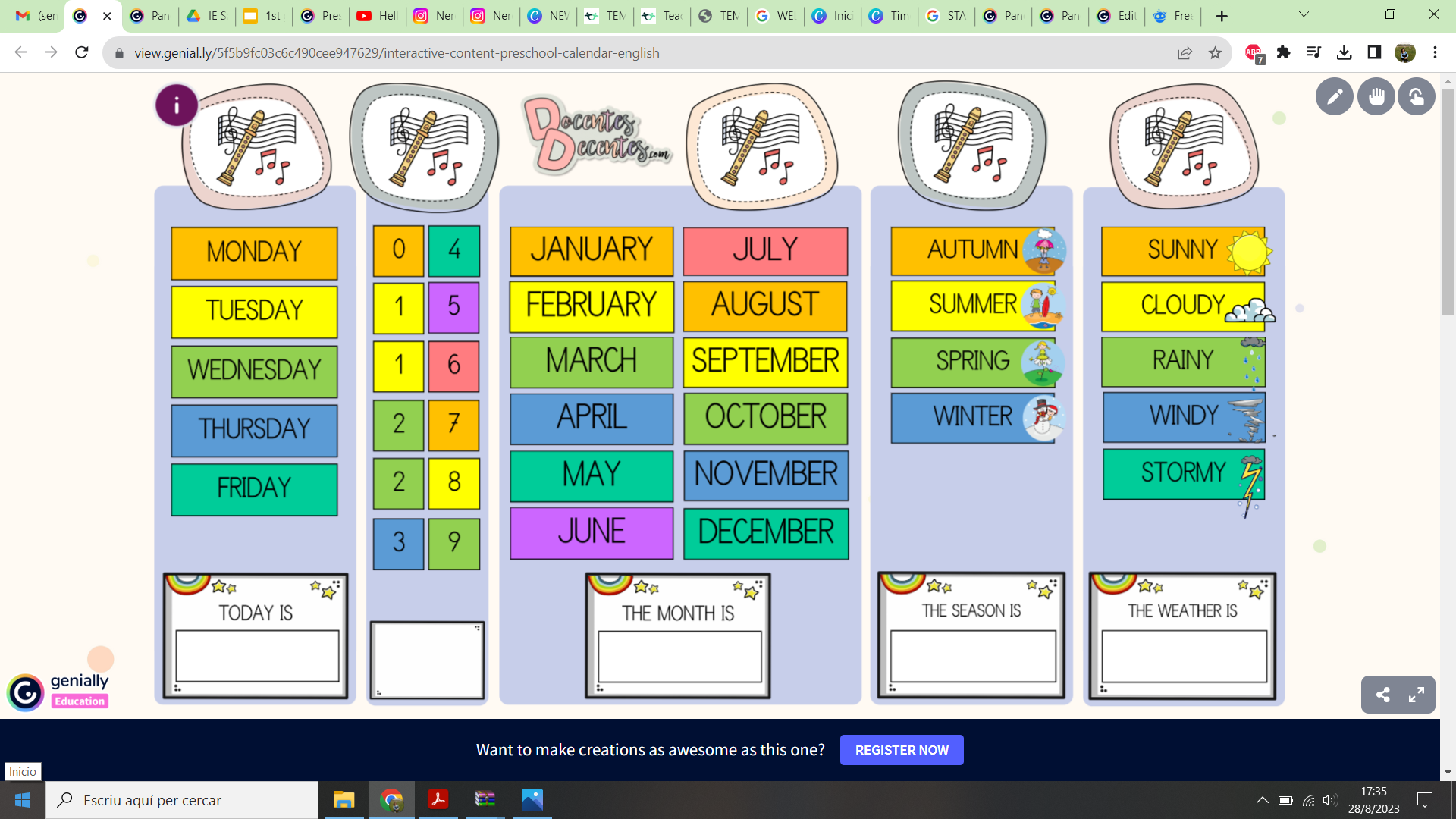 DAILY ROUTINES AND GAMES - 2nd grade | Genially