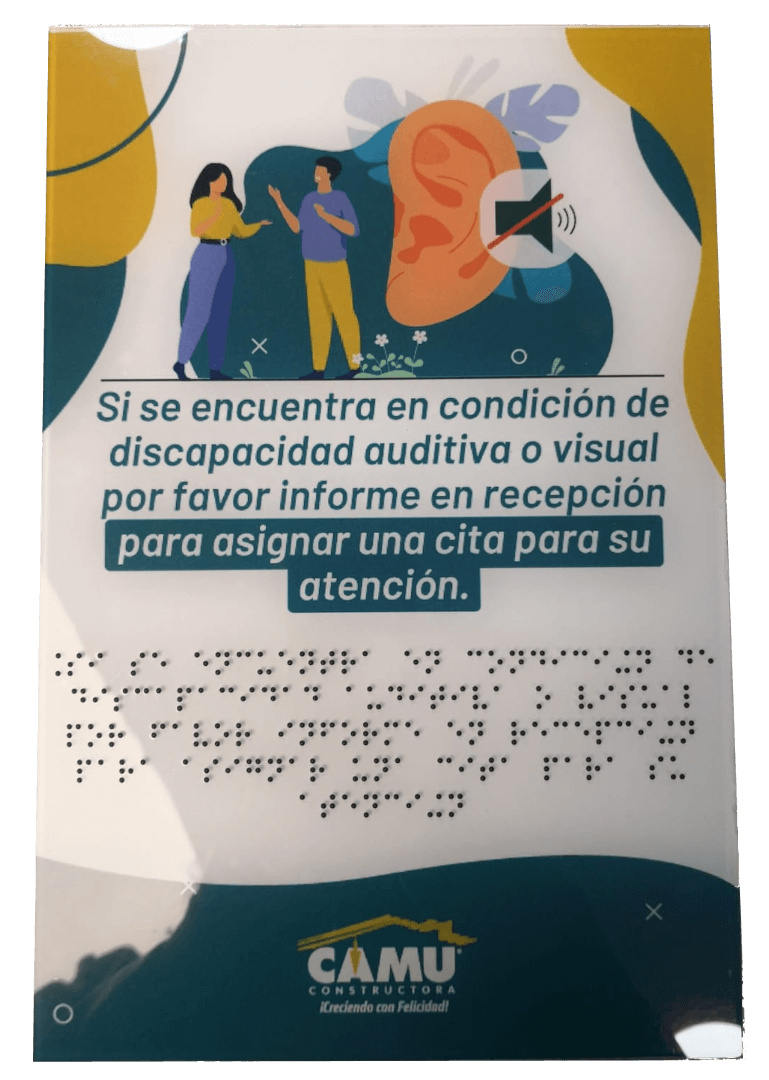 Señalización en braille | Genially