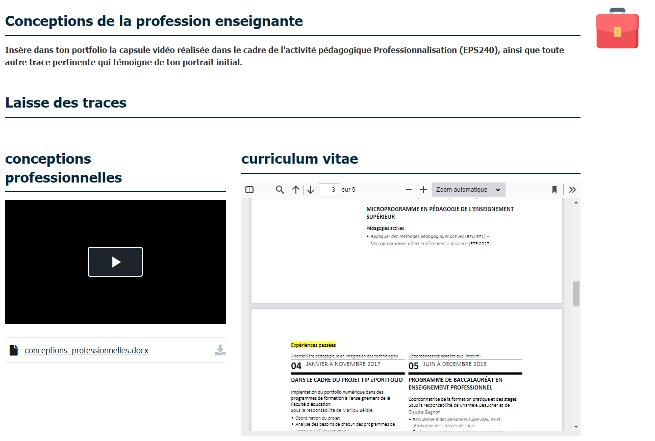 Ajouter des traces dans son portfolio | Genially
