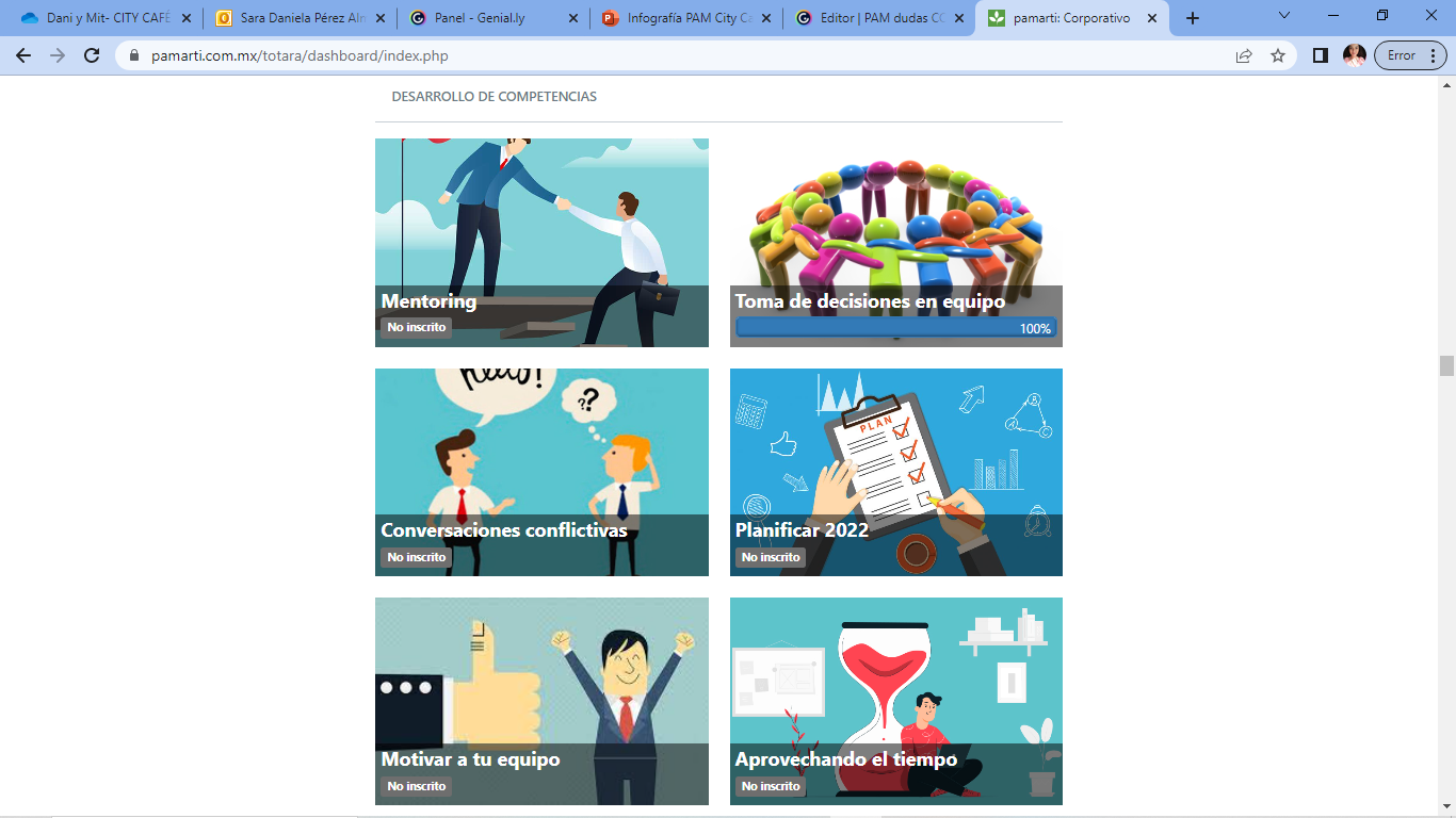 PAM dudas CC | Genially