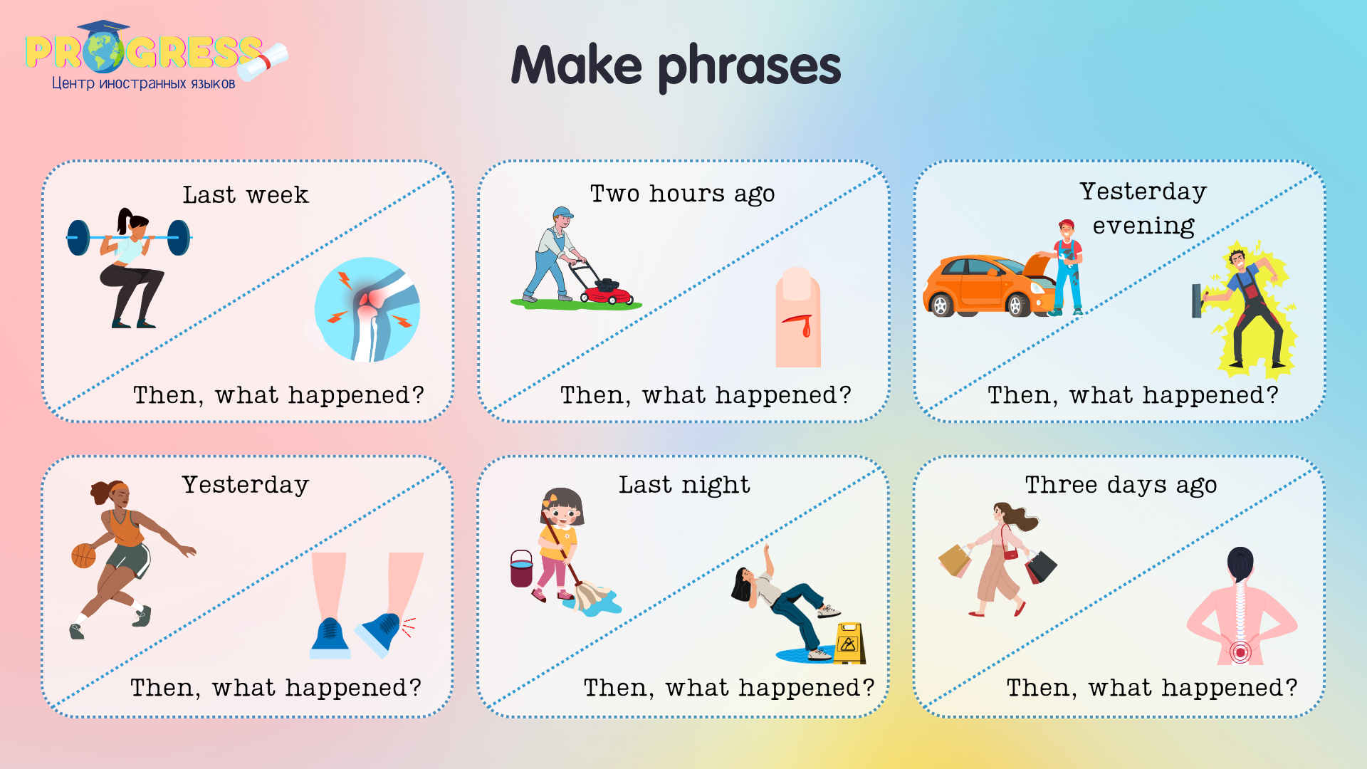 Make phrases | Genially