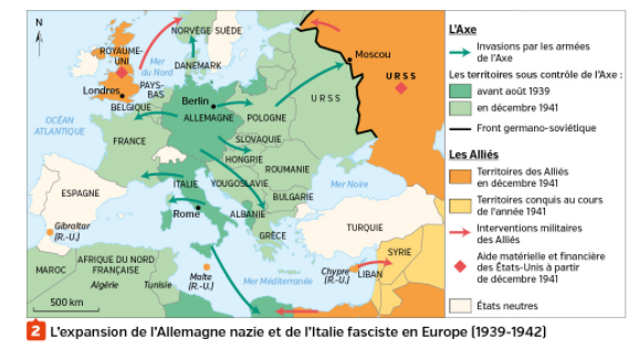 Phases de la Seconde Guerre mondiale