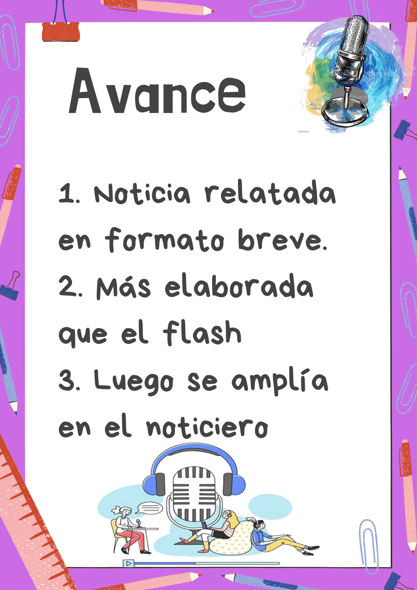 FORMATOS GÉNERO INFORMATIVO