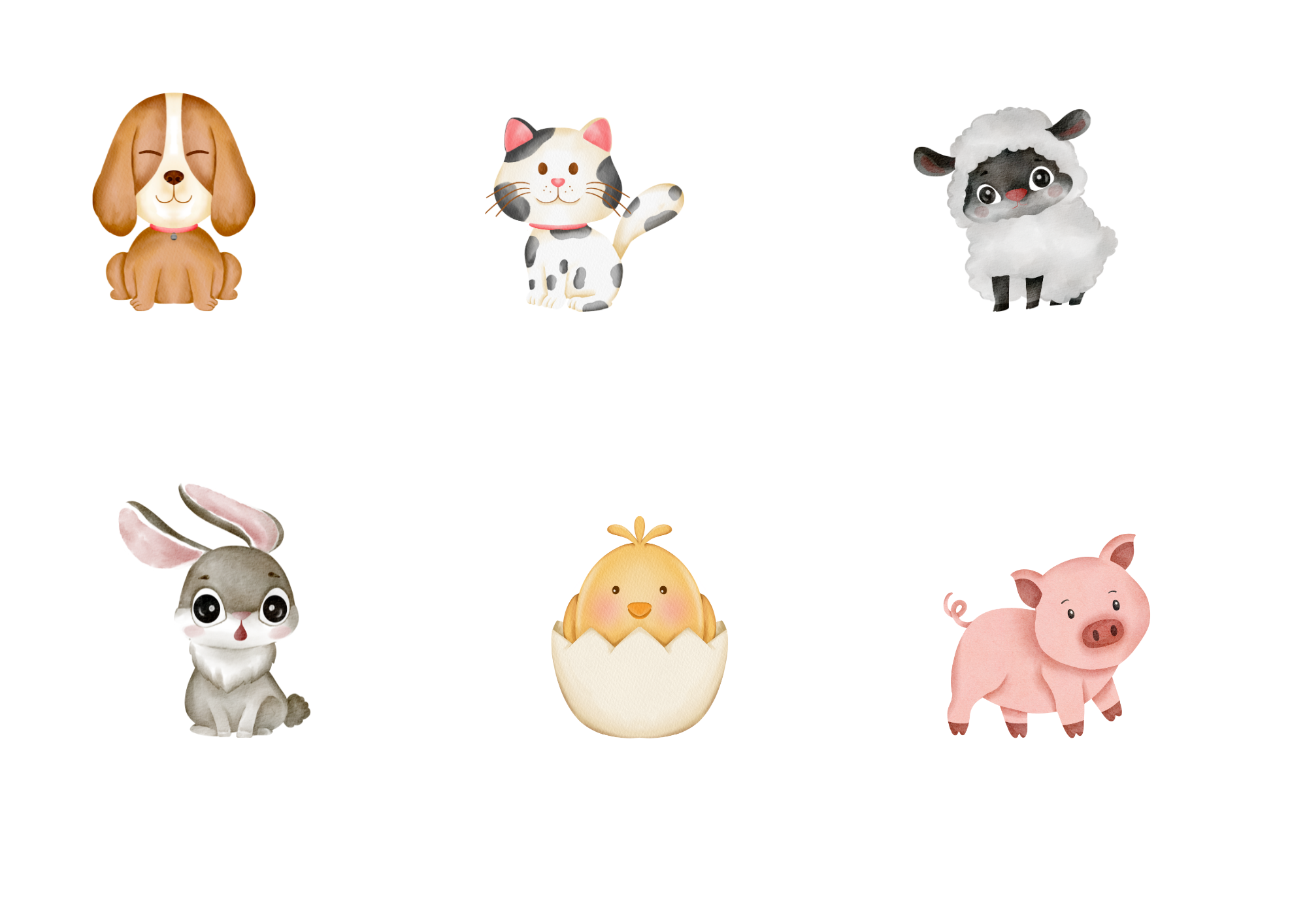 DOUBLE FARM ANIMALS | Genially