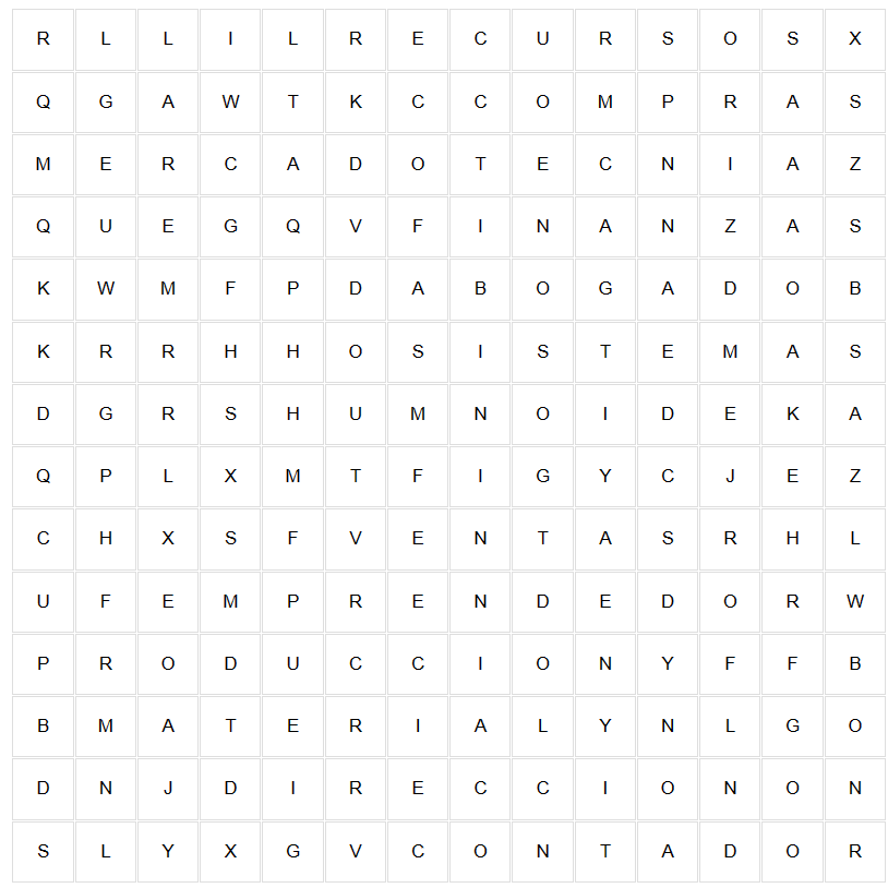 SOPA DE LETRAS | Genially