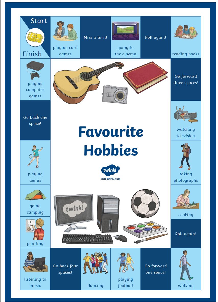 Hobbies boardgame | Genially