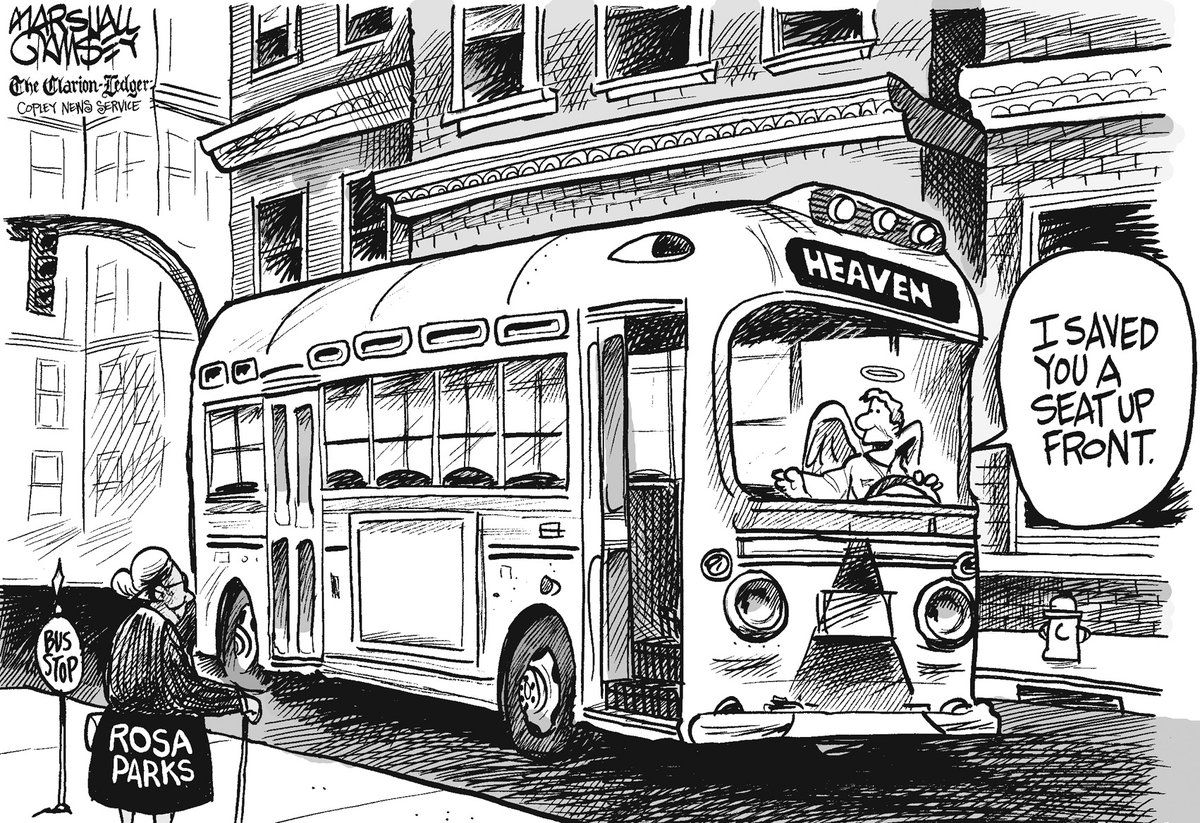Montgomery Bus Boycott Cartoon Montgomery Bus Boycott Ppt Download