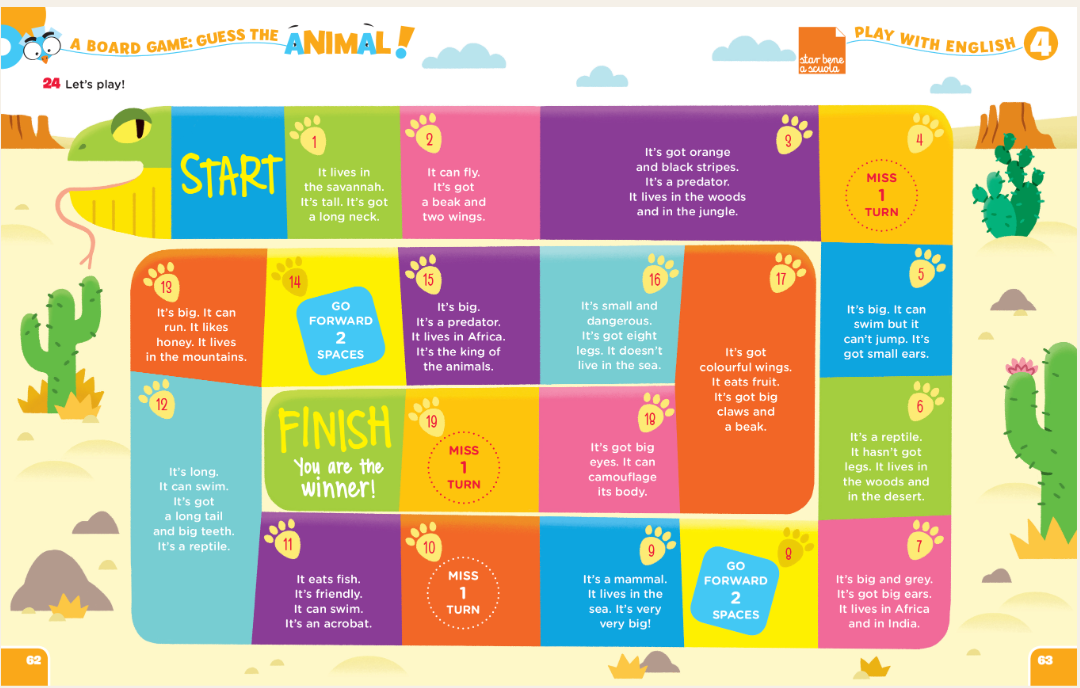 Wilde animals board game | Genially