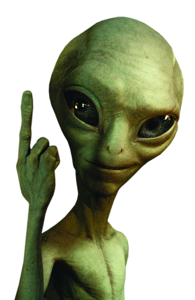 Paul Alien Middle Finger