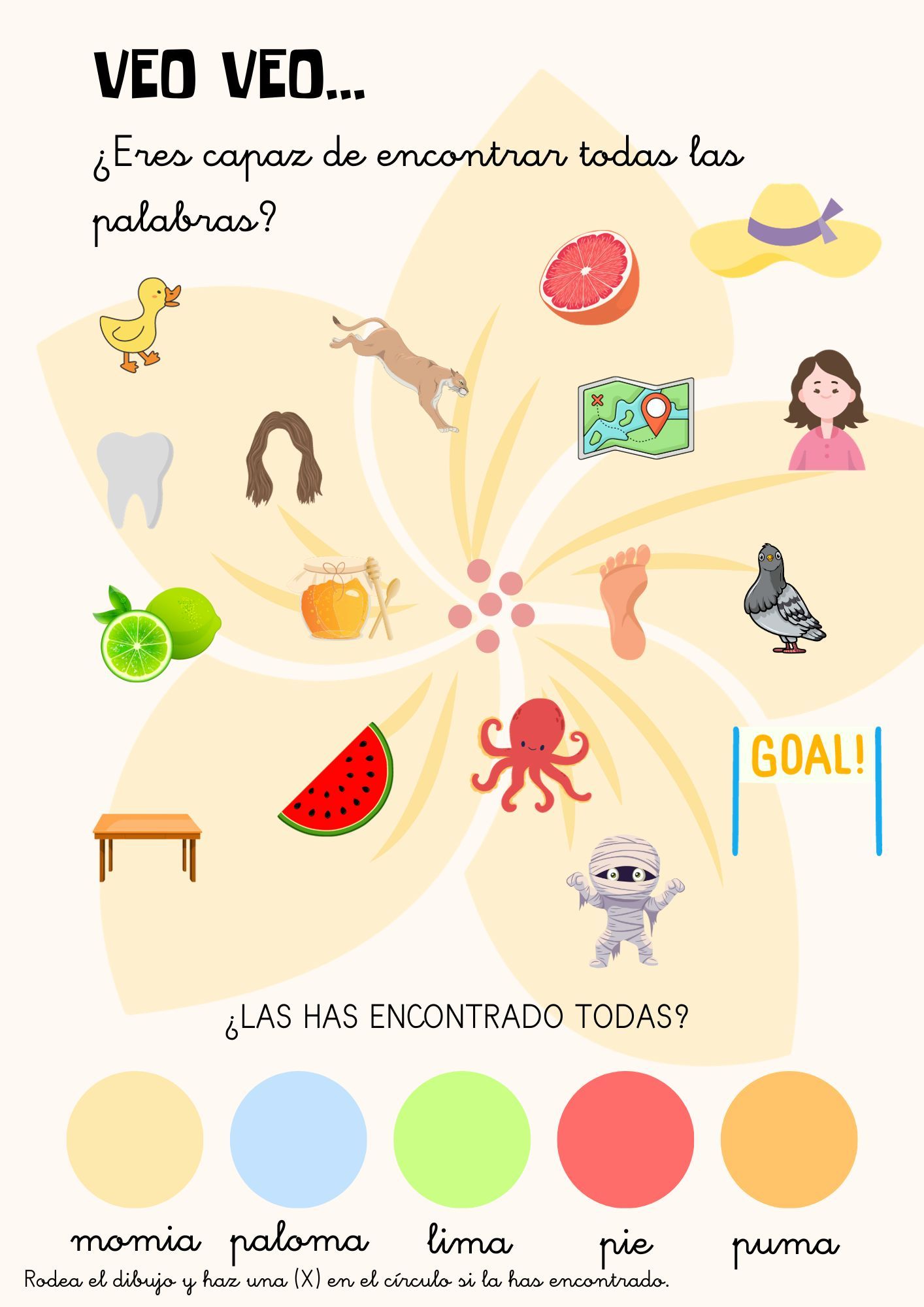 Veo veo lectoescritura