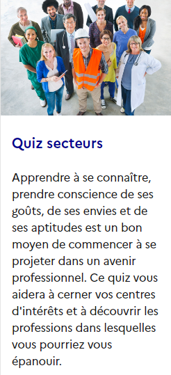 Quizz onisep | Genially