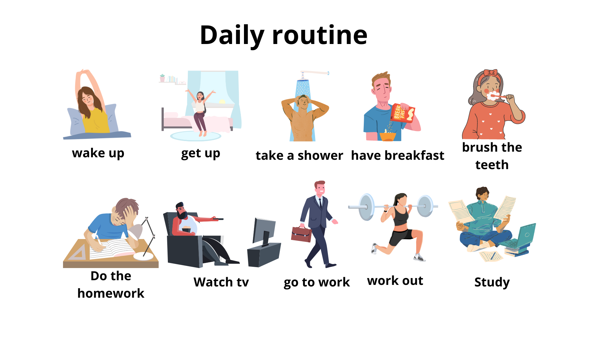 DAILY ROUTINE | Genially