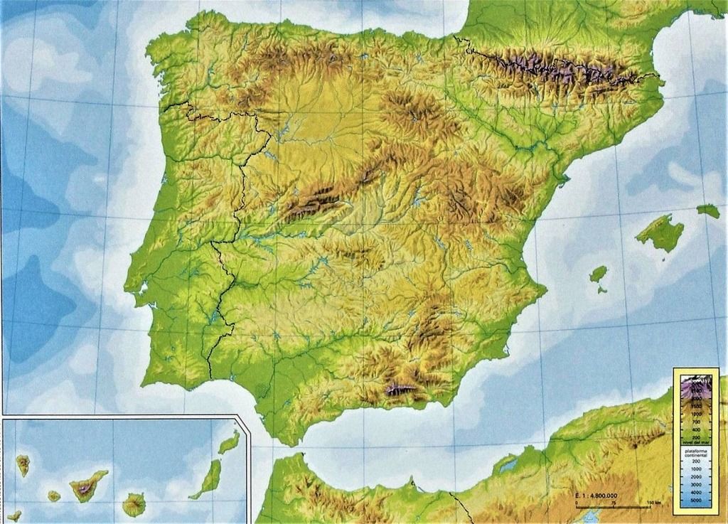 El relieve de España | Genially