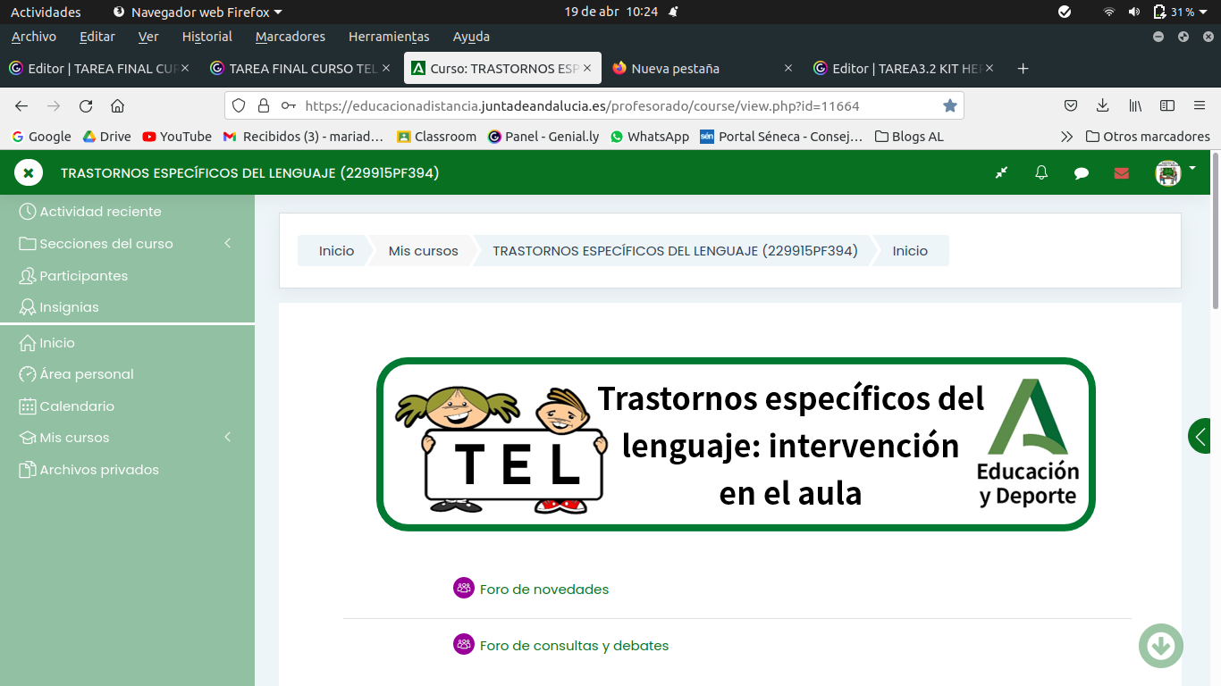 TAREA FINAL CURSO TEL CEP | Genially