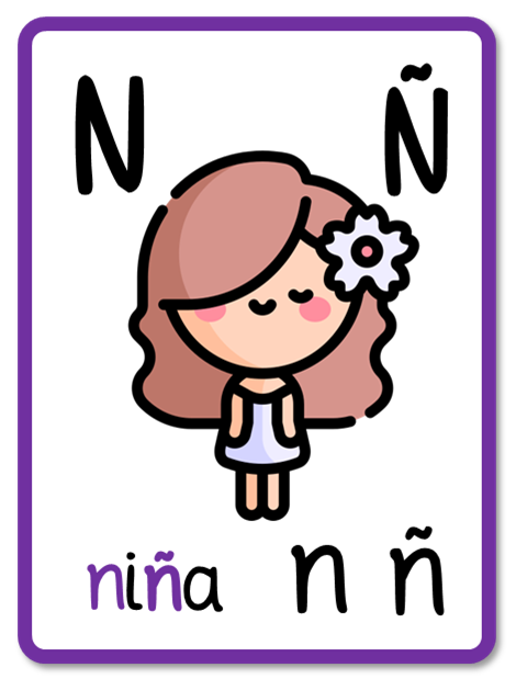 TRAZO SÍLABAS DIRECTAS LETRA N n