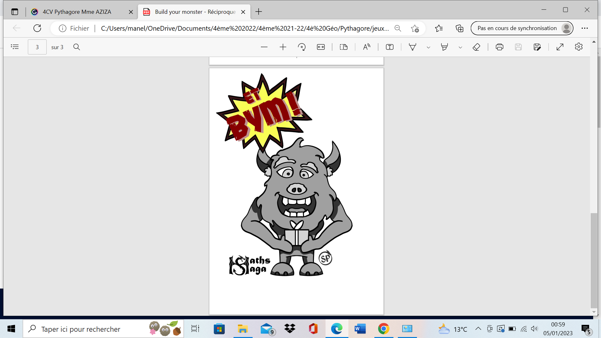 4CV Pythagore Mme AZIZA | Genially