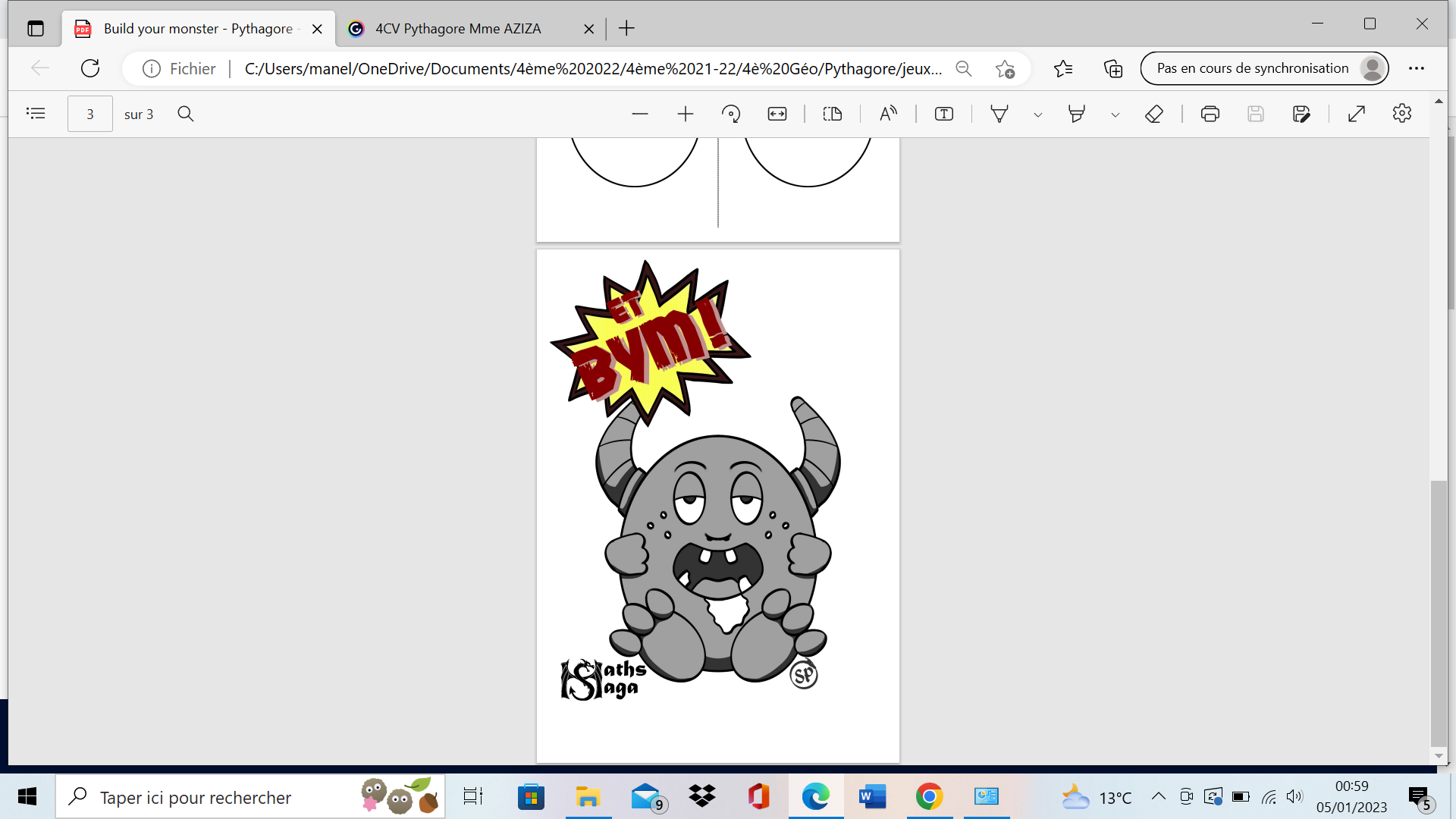 4CV Pythagore Mme AZIZA | Genially