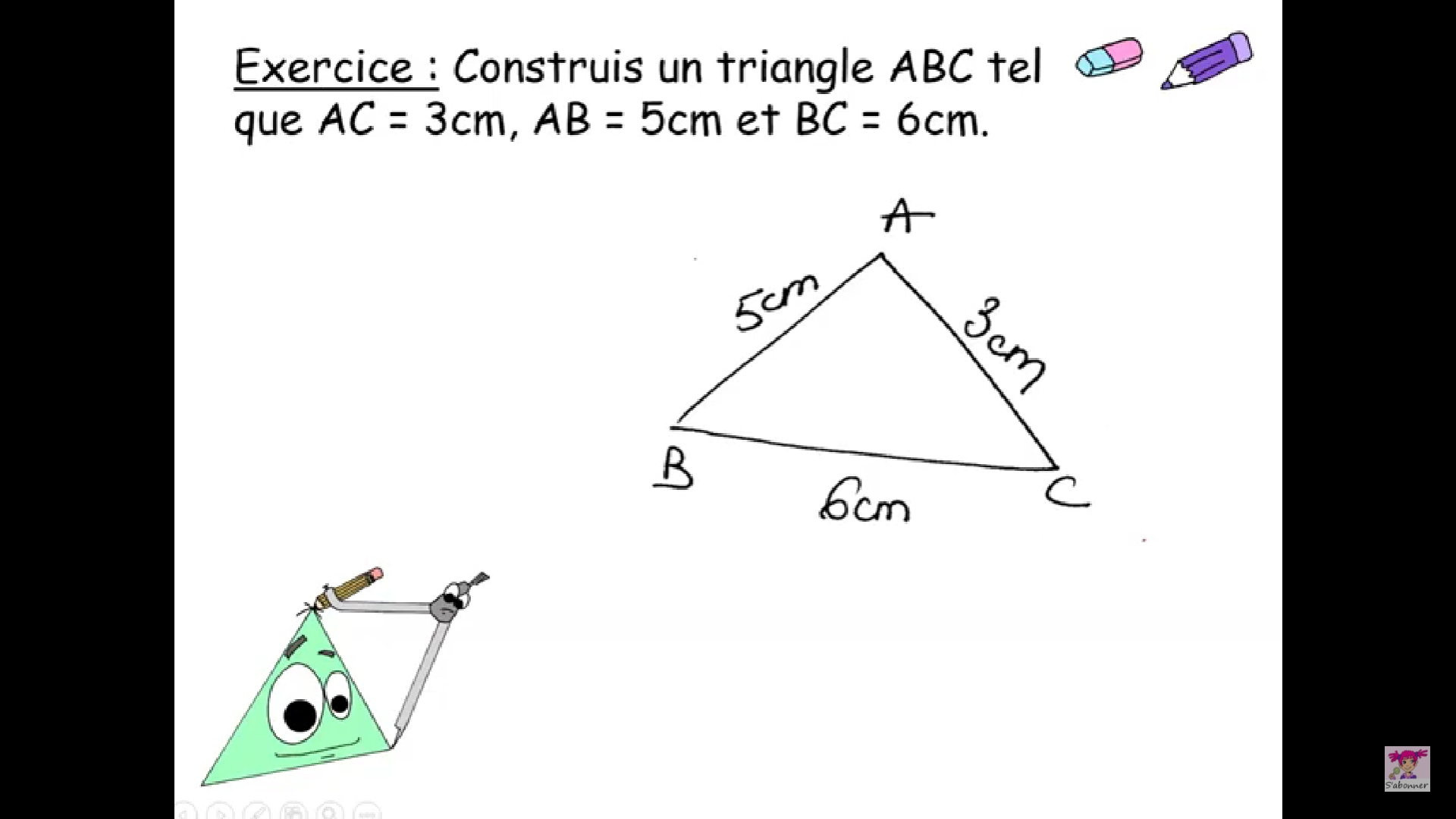classe virtuelle Inégalités triangulaires | Genially