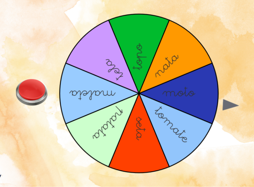 RULETA PALABRAS CON LA LETRA T | Genially