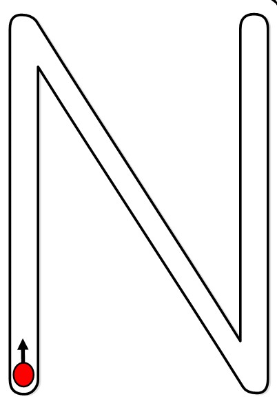 REALIZAR EL TRAZO LETRA N n | Genially