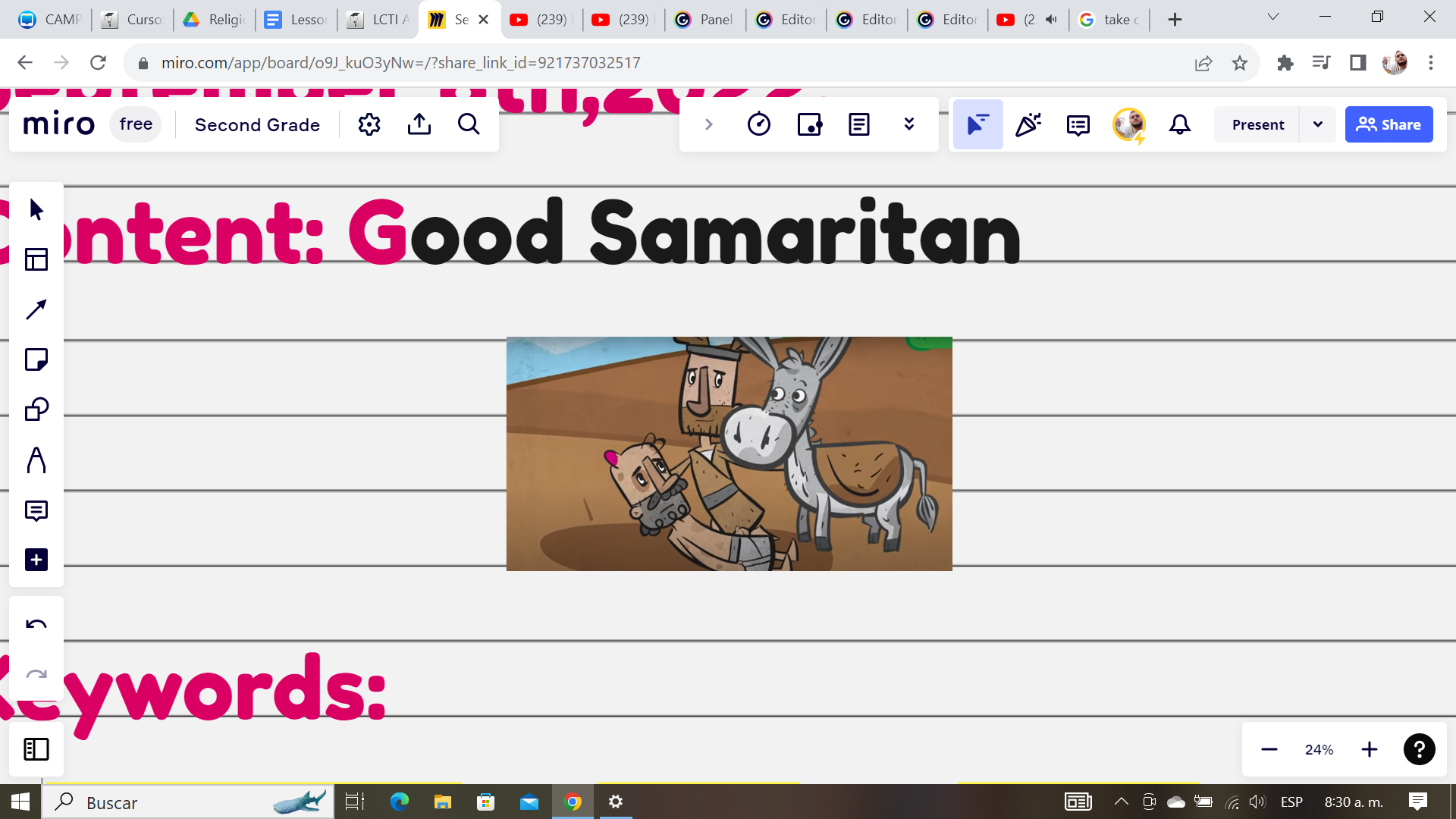 First Grade - Good Samaritan | Genially