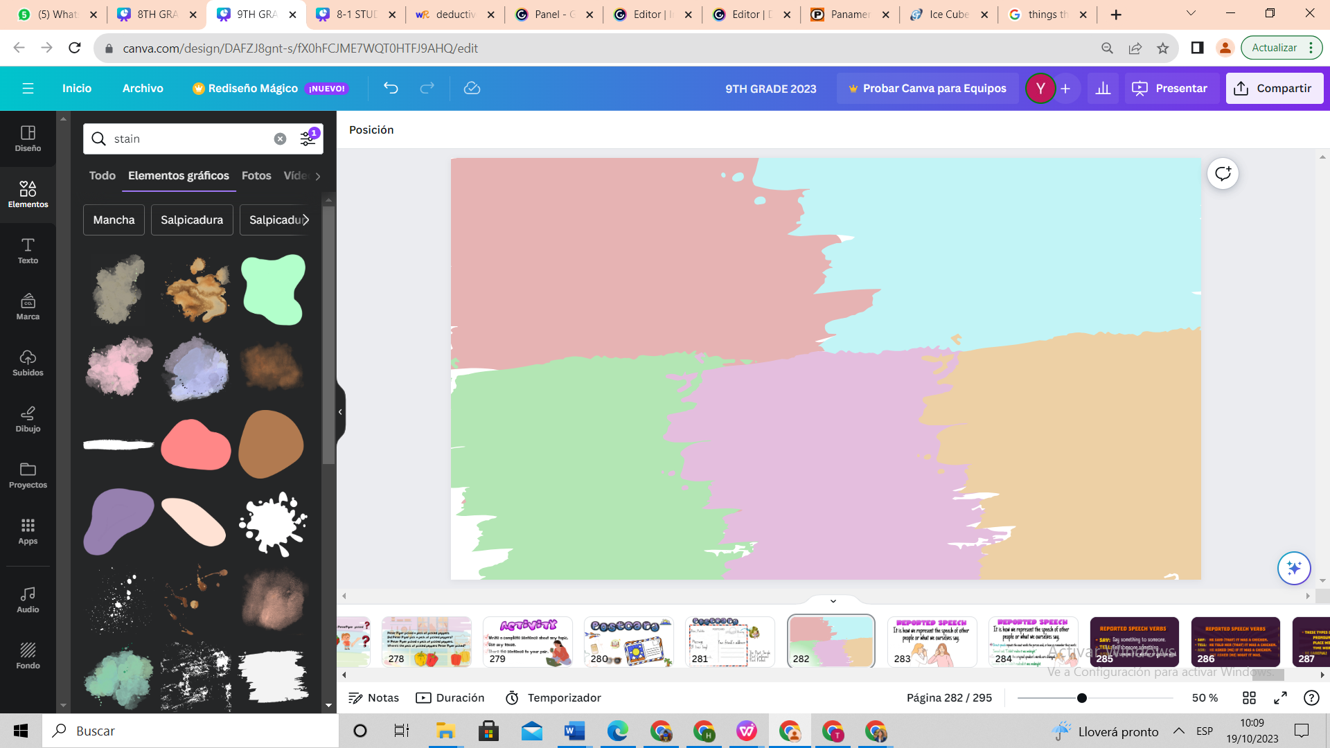 REPORTED SPEECH | Genially