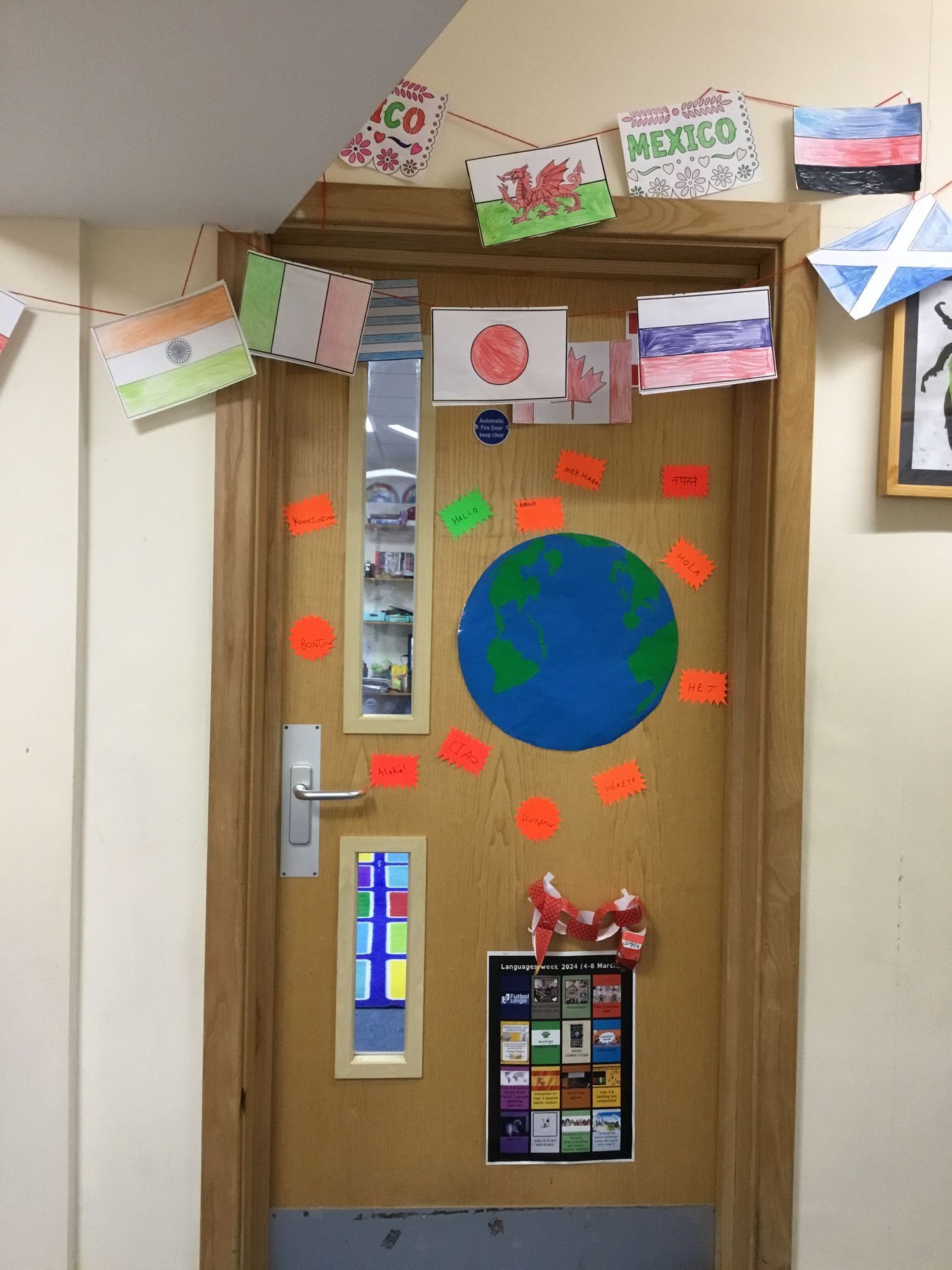 Languages week doors