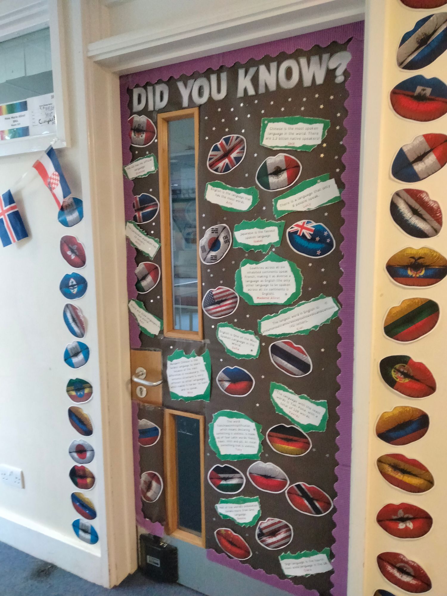 Languages week doors