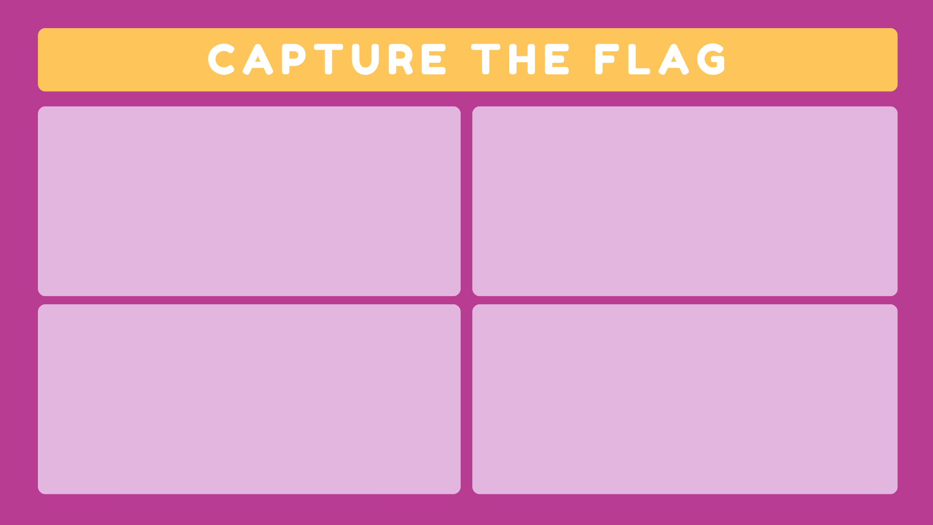 Capture the flag | Genially