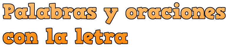 Palabras y oraciones con la letra Y y. | Genially