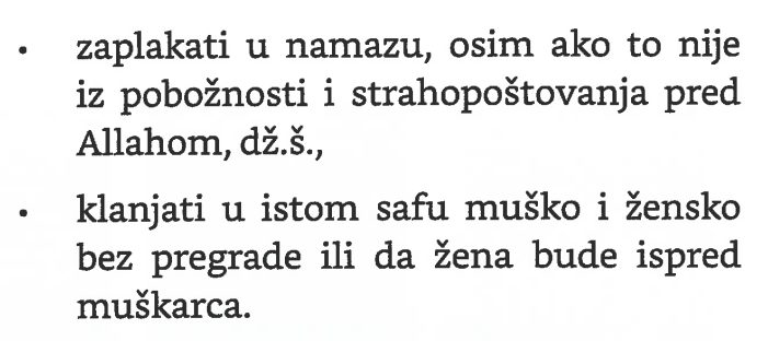 Šta kvari namaz? | Genially