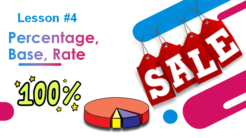 percentage, base and rate