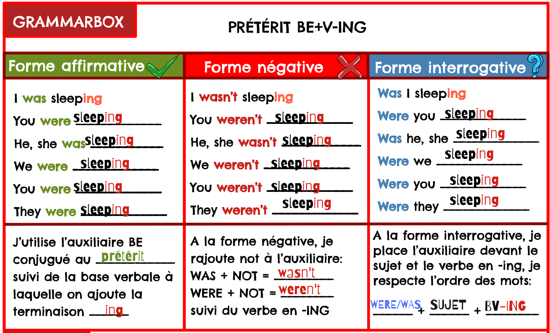PRETERIT EN ING 4e | Genially