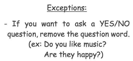 How to ask questions