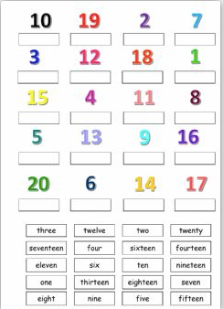 NUMBERS 1-20 | Genially