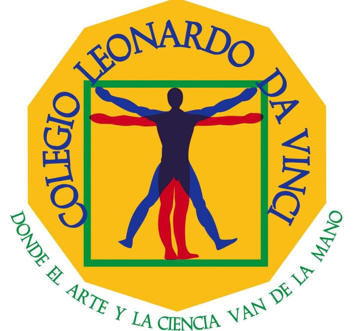 Logo interactivo colegio Leonardo Da Vinci