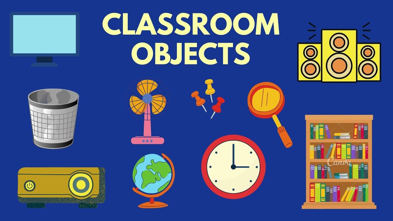 PRESENTACIÓN OBJECTS IN THE CLASSROOM | Genially