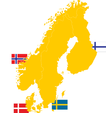 EUROPE MAP NEGATIVE SPACE