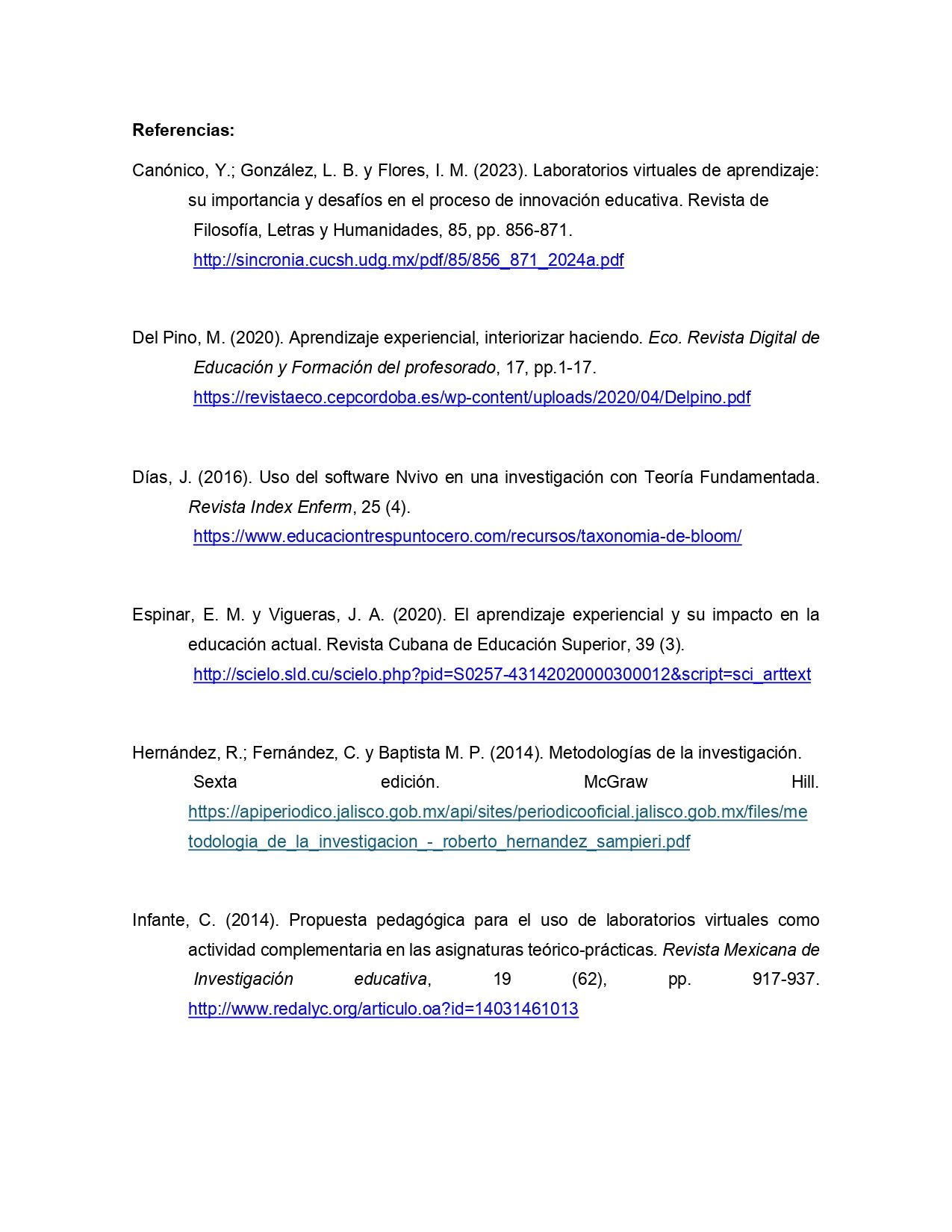 Referencias | Genially